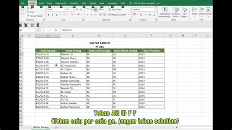 Cara Melakukan Freeze Membekukan Baris Dan Kolom Excel Exceltutorial Exceltips Exceltricks