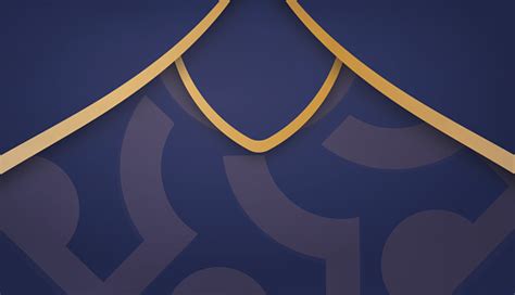 텍스트 아래 의 설계를위한 추상적 인 골드 패턴의 어두운 파란색 배경 0명에 대한 스톡 벡터 아트 및 기타 이미지 0명 금선세공 꽃 식물 Istock