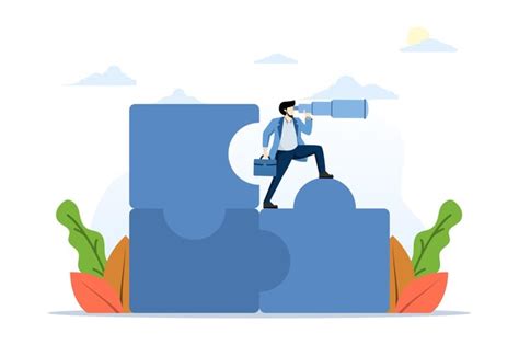 premium vector illustration of the concept of finding a solution or