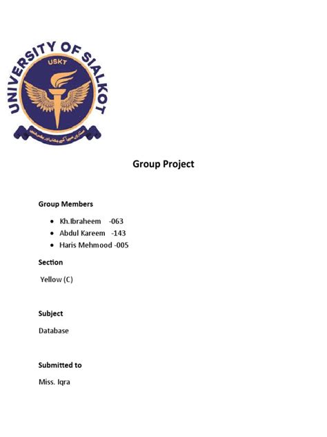 Database Lab Project Pdf Computer Science Information Science
