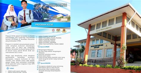 Igcse Kelebihan Program Pendidikan Dwisijil Mrsm