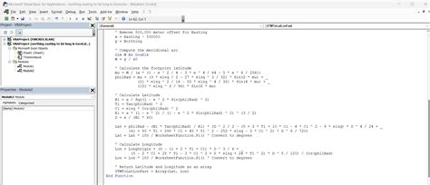 how to convert northing easting to lat long in excel myexcelonline