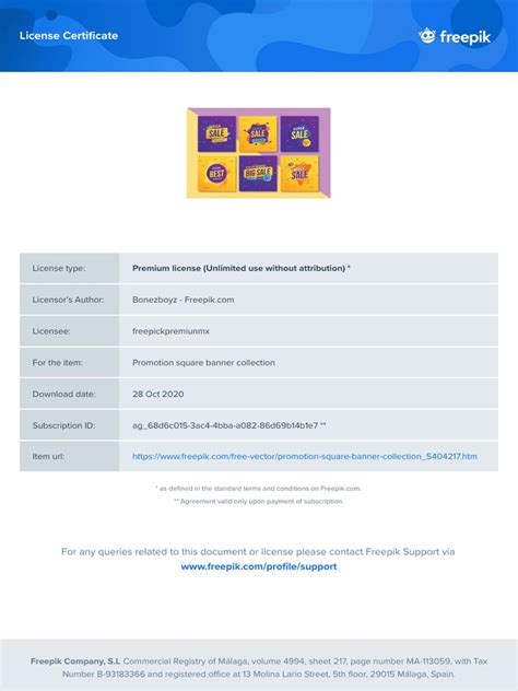License Certificate Premium License Unlimited Use Without Attribution Pdf