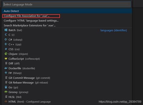 Vscode 代码没有颜色 选择语言模式vscode没有颜色 Csdn博客