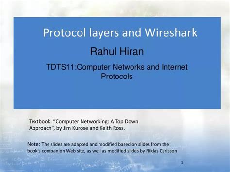 Ppt Protocol Layers And Wireshark Powerpoint Presentation Free