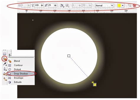 Kreasi Efek Interactive Drop Shadow Pada Teks Dan Objek Di CorelDraw Belajar Dari Pengalaman
