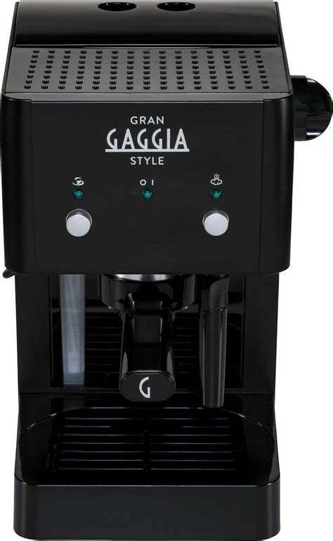 Gaggia Gran Style S Μηχανή Espresso 950W Πίεσης 15bar Μαύρη | Skroutz.gr