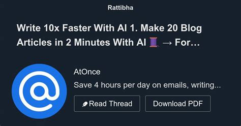 Write 10x Faster With Ai 1 Make 20 Blog Articles In 2 Minutes With Ai