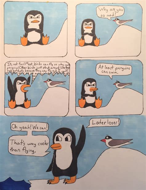 Grumpy Penguin By Littleliquorice On Deviantart