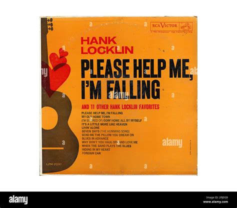 hank locklin please help me i m falling vintage l p music vinyl