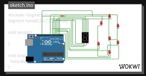 Seven Segment Copy Wokwi Esp32 Stm32 Arduino Simulator