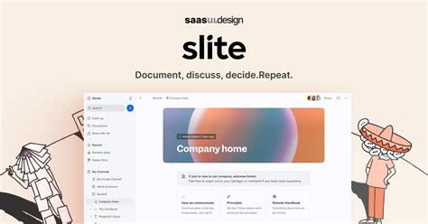 Slite Ui Ux Design Saas Application Design Saas Ui