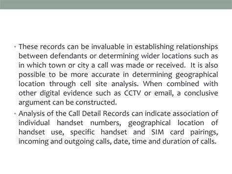 Guideline For Call Data Record Analysis By Raghu Khimani Ppt