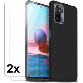 Coque Redmi Note pro Xiaomi Silicone Gel Ultraslim Noir Films Verre Trempé Rakuten