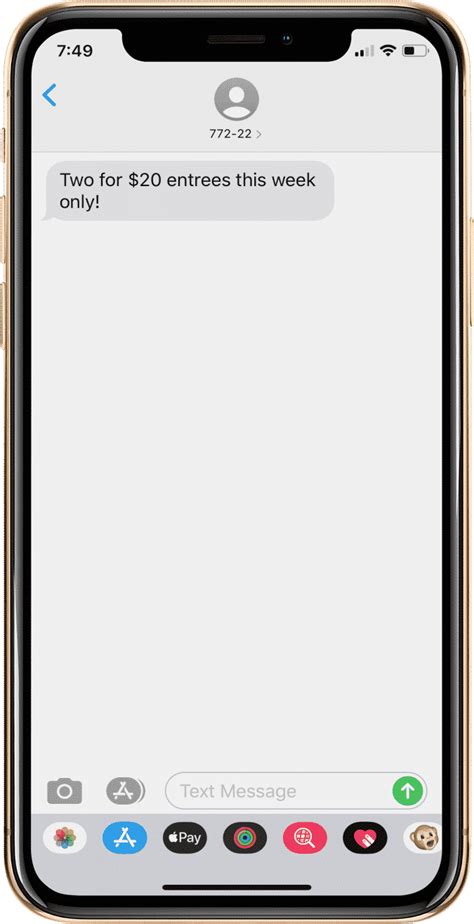 Iphone Text Message Screen