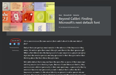 Did Microsoft Forget About The New Default Font In Office They Announced Almost 2 Years Ago Or