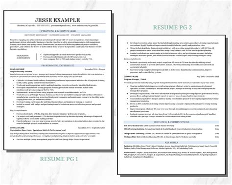 Clean Ats Professional Resume Template For Word Download Minimalist