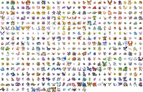Pokemon Sprites Unova