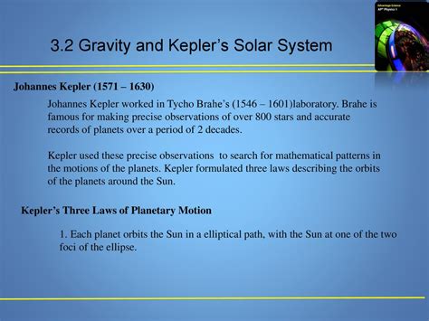 3 2 gravity and kepler s solar system ppt download