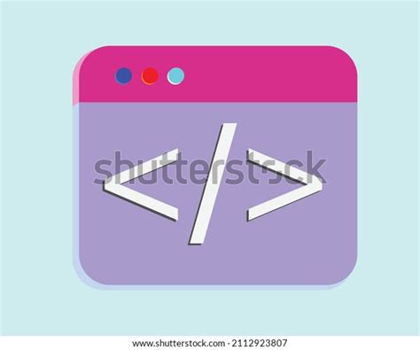 Coding Programming 3d Icon Vector Design Stock Vector Royalty Free