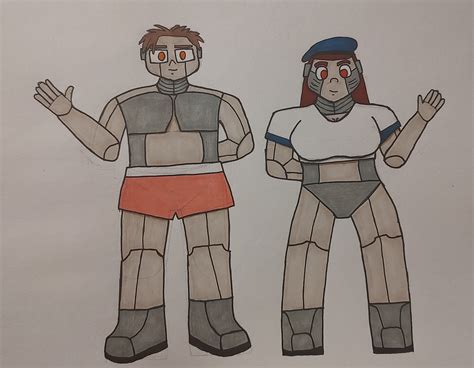 The Android Siblings By Thecarrotboi290 On Newgrounds