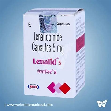 Lenalid Lenalidomide 5 Mg Capsules At ₹ 2200 Bottle Anti Cancer Medicines In Gurugram Id