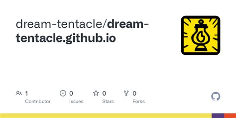 Github Dream Tentacledream