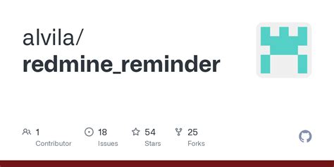 github alvila redmine reminder