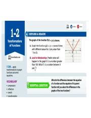 Understanding Function Transformations: Graphing Insights | Course Hero
