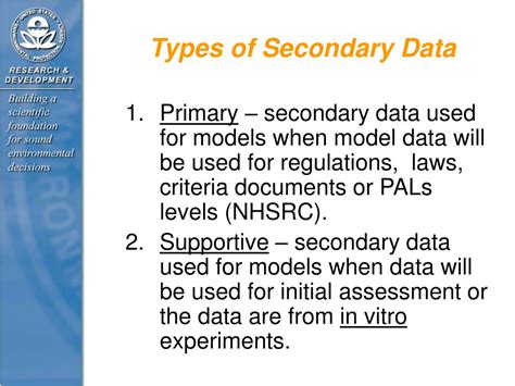 Ppt The Use Of Secondary Data In Modeling Of Biological Data