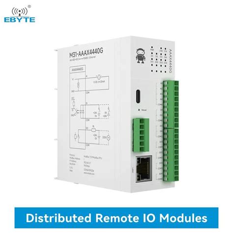 Jual Remote Io Ethernet Network Modbus Tcp Rs485 Network Modbus Rtu 8 Analog Input Kota