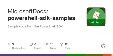 Github Microsoftdocspowershell Sdk Samples Sample Code From The Powershell Sdk