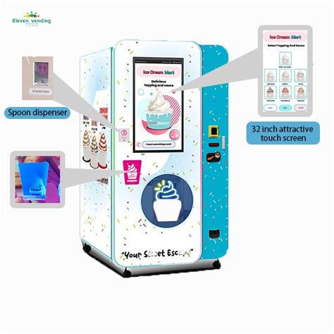 Automatic Ice Cream Vending Machine For Sale Factory Direct