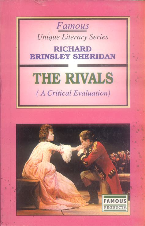 The Rivals By Richard Brinsley Sheridan Famous Booksnbooks