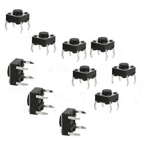 10x Arduino Breadboard Micro Momentary Tactile Push Button Switch 6x6x4 5mm EBay