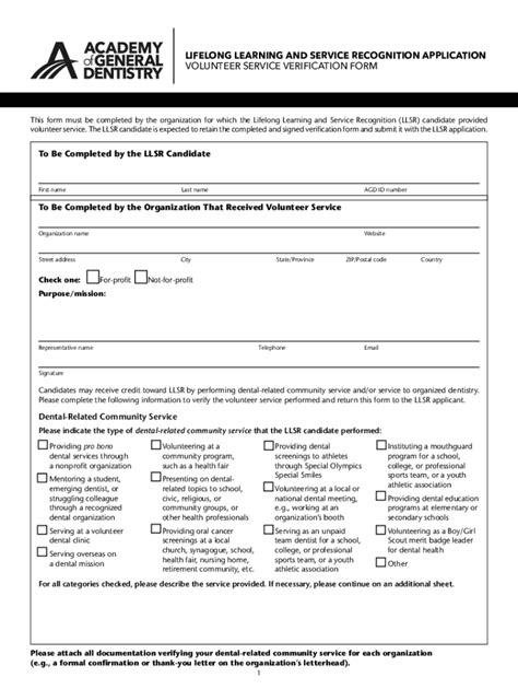 Service Learning Hours Verification Form Fill Out And Sign Printable