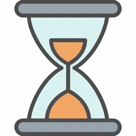 clock hourglass loading wait icon download on iconfinder