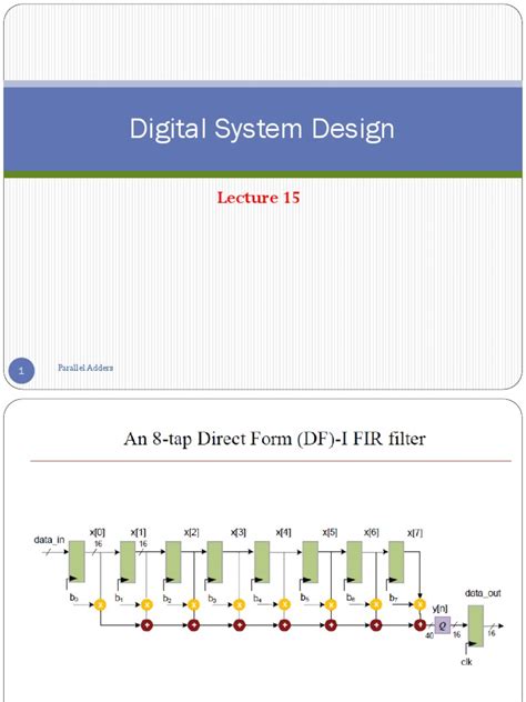 digital system design parallel adders pdf electronic design