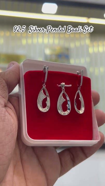 Check Out This New Collection Of 925 Sterling Silver Baali Pendal Set Newmirajewellers