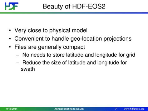 Ppt Improving The Usability Of Hdf Eos2 Data Powerpoint Presentation