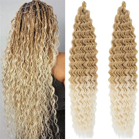 Water Wave Crochet Hair 27613 Curly Braiding Hair For
