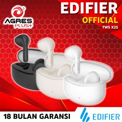 Promo Edifier TWS X2S True Wireless Earbuds IP54 With Call NoiseCancellation Ivory Jakarta