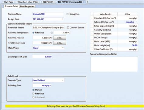 Api 520 Psv Sizing Spreadsheet Regarding Relief Valve Sizing In Aspen