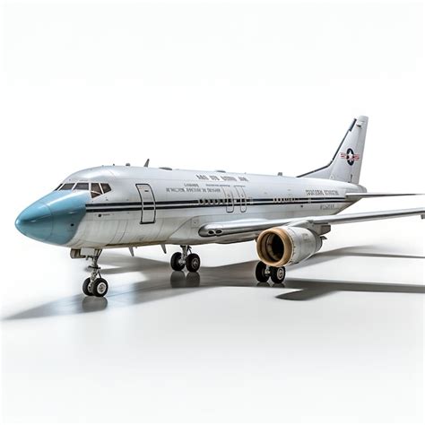 Premium Photo Isolated Of E 4 Nightwatch 1974 Airborne Command Post On White Backgroun On