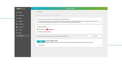 How To Configure Binance API Key And Add It To Good Crypto
