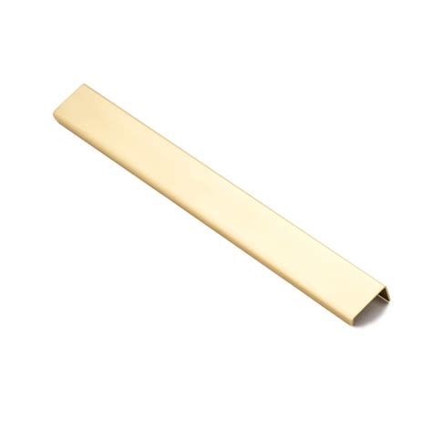 Castella Ledge Cabinet Pull Handle Satin Brass