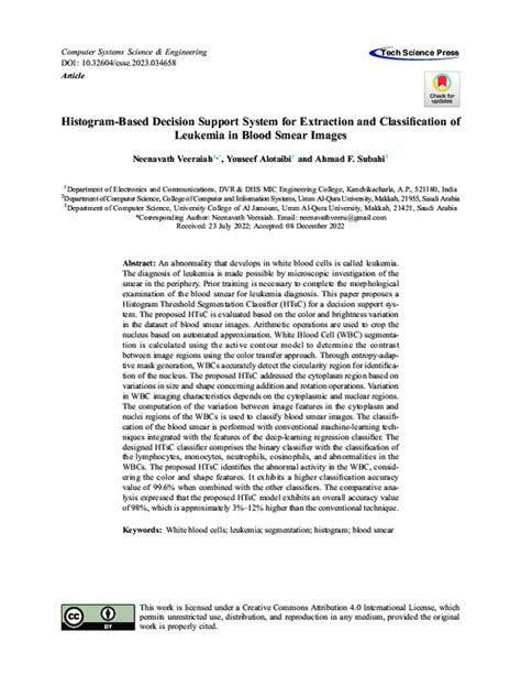 pdf histogram based decision support system for extraction and