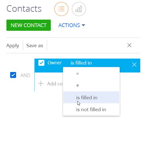 Look Up Filters Community Creatio