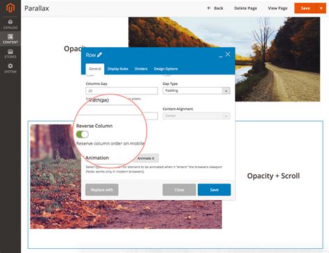 How To Reverse Column Order In Magezon Page Builder Magezon
