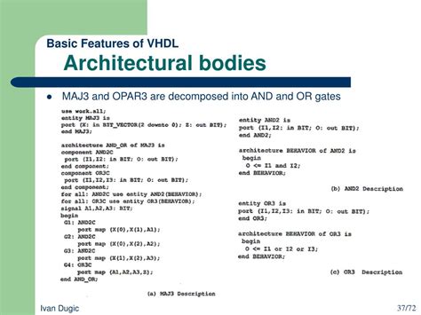 ppt structured logic design with vhdl powerpoint presentation free